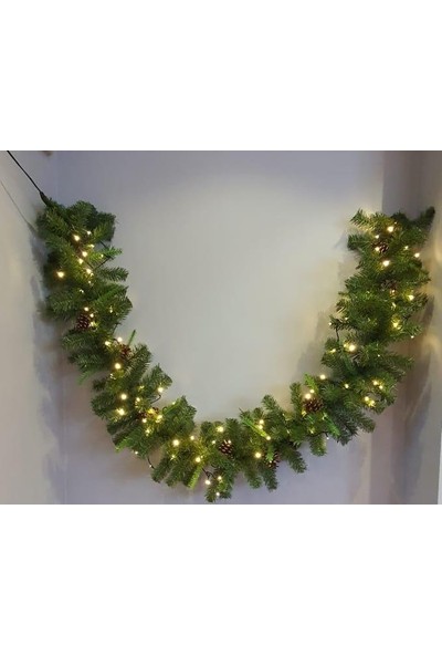 Winterfest Garland 270CM 130 Uzun ve Gür Dal Winterfest Garland 270CM 130 Uzun ve Gür Dal