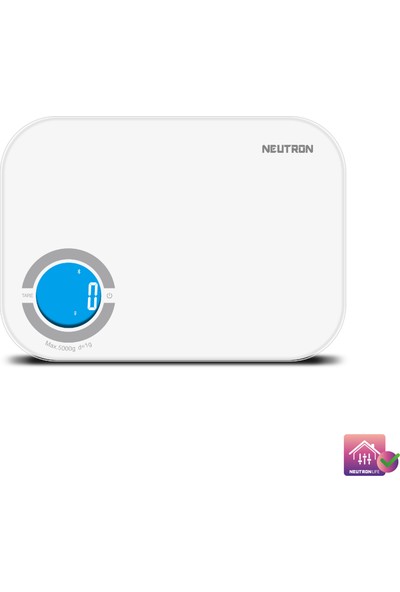 Neutron Dijital Hassas Mutfak Kalori Tartısı 5kg Bluetooth Destekli - App ile Kontrol Neutron Dijital Hassas Mutfak Kalori Tartısı 5kg Bluetooth Destekli - App ile Kontrol