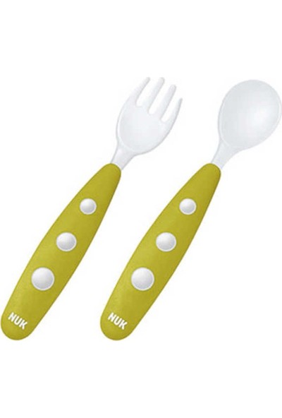 Nuk Mini Çatal Kaşık Seti 255047 Sarı