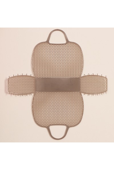 Demonte Plastik Plaj Çantası Krem