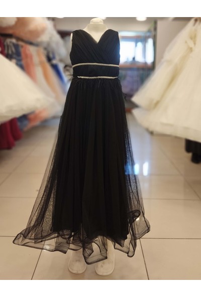 Yonca Çocuk Daisy Girls 8128 Çapraz Çocuk Abiye Elbise