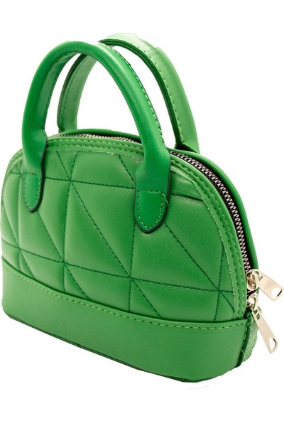 Tagga Kadın Yeşil Mini El ve Omuz Çantası