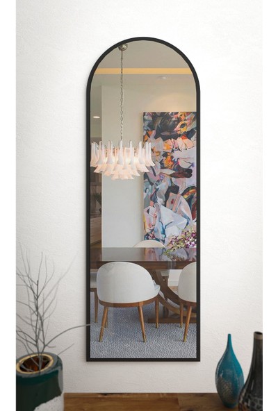 Dekor Life Siyah Dekoratif Boy ve Duvar Aynası 120 x 40 cm Dekor Life Siyah Dekoratif Boy ve Duvar Aynası 120 x 40 cm