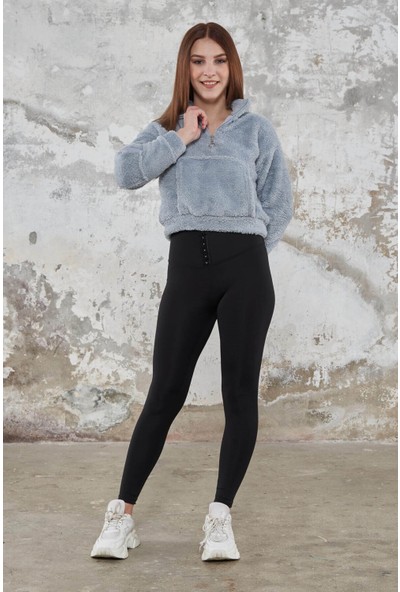 Petmudo AVM Toparlayıcı Yüksek Bel Korse Tayt - Siyah Petmudo AVM Toparlayıcı Yüksek Bel Korse Tayt - Siyah