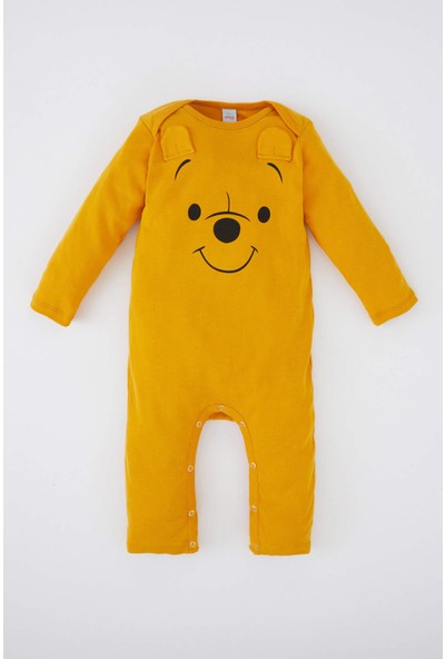 DeFacto Erkek Bebek Winnie The Pooh Lisanslı Regular Fit Bisiklet Yaka Ribana Tulum Y6234A222AU DeFacto Erkek Bebek Winnie The Pooh Lisanslı Regular Fit Bisiklet Yaka Ribana Tulum Y6234A222AU