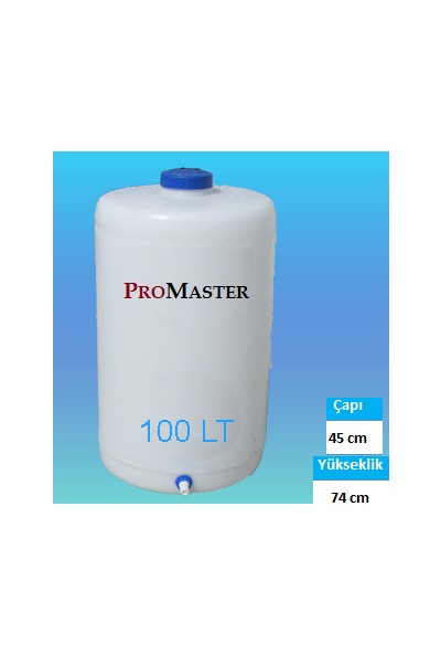 100 Lt Dikey Su Deposu Tankı Bidonu Karavan