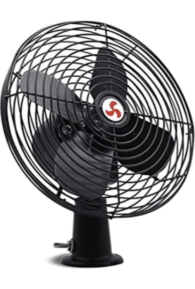 Charge Siyah Metal Fan