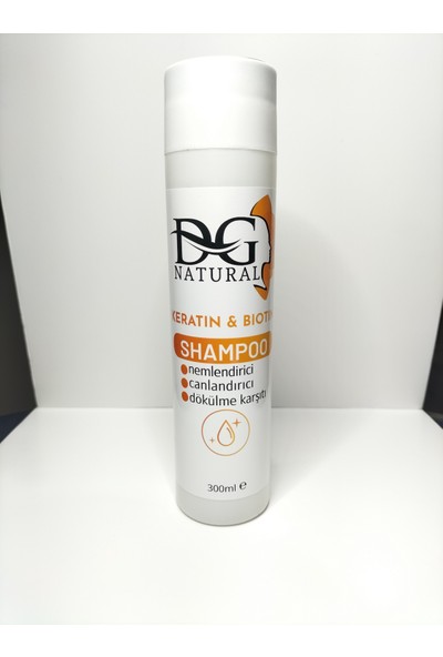 DG Natural Keratın & Bıotın Dökülme Karşıtı Onarıcı Şampuan 300ML