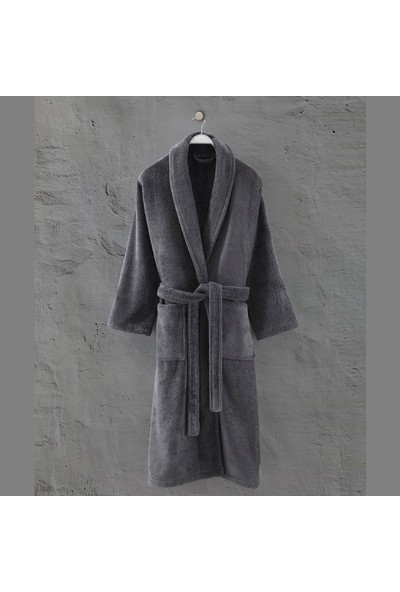 DK Store Sicilia Antrasit Şal Yaka Bornoz DK Store Sicilia Antrasit Şal Yaka Bornoz