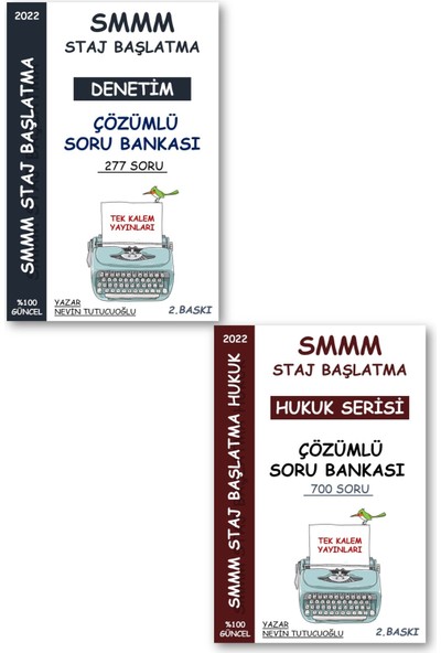 Smmm Staja Giriş Denetim & Hukuk Serisi Çözümlü Soru Bankası