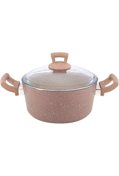 Hascevher Granit Derin Tencere 24CM Kahve Hascevher Granit Derin Tencere 24CM Kahve