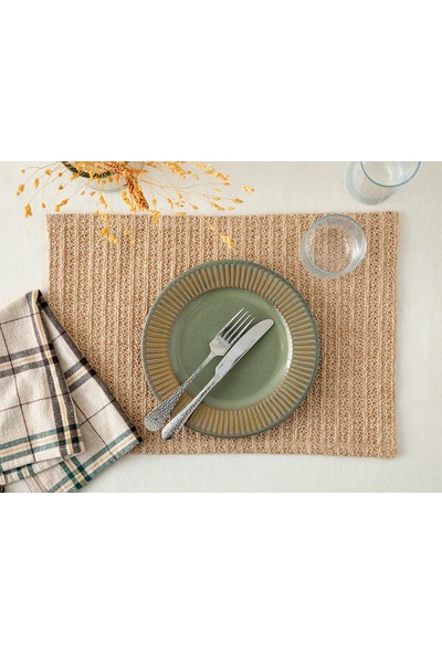 English Home Fiorella Pe Amerikan Servis 30X45 cm Bej