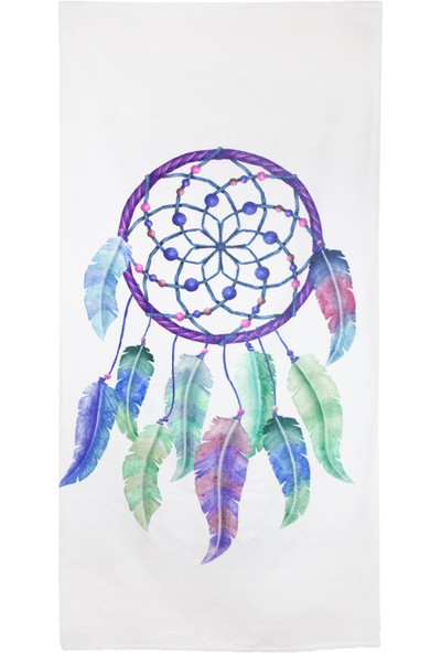 Bross Mandala Desenli Plaj Havlusu 75X150 Bross Mandala Desenli Plaj Havlusu 75X150