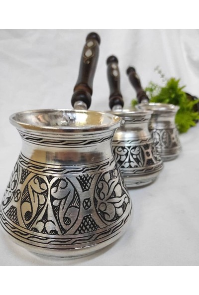 Osmanlı Bakırcılık El Işlemeli Bakır Cezve