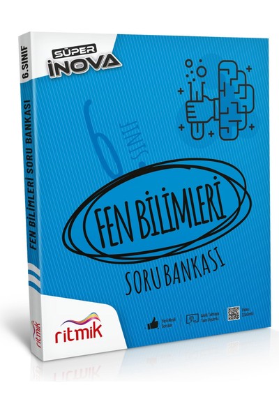 Ritmik Eğitim Yayınları 6. Sınıf - Fen Bilimleri - Süper Inova Soru Bankası (Ciltli) Ritmik Eğitim Yayınları 6. Sınıf - Fen Bilimleri - Süper Inova Soru Bankası (Ciltli)
