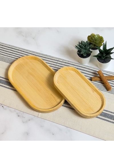 Woody Yuvarlak 2'li Sunum Tahtası