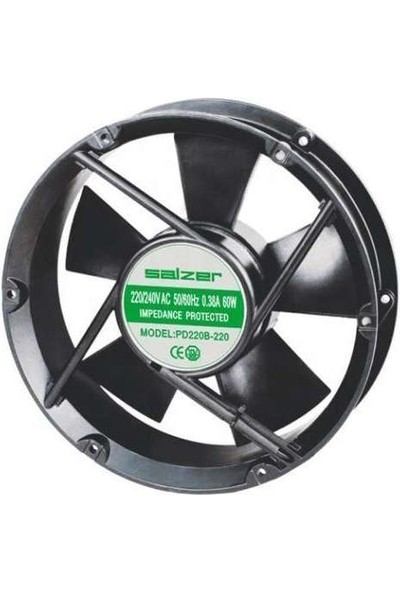 Salzer 220X220X60MM PD200B-220 0.36A Ac 220V Oval Fan