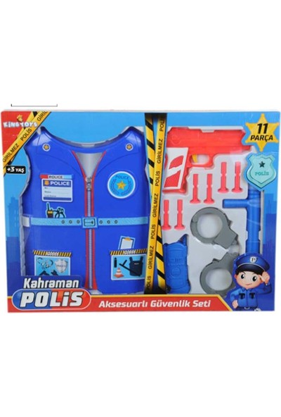 Tekno İstanbul Yelekli Polis Oyun Seti Tekno İstanbul Yelekli Polis Oyun Seti