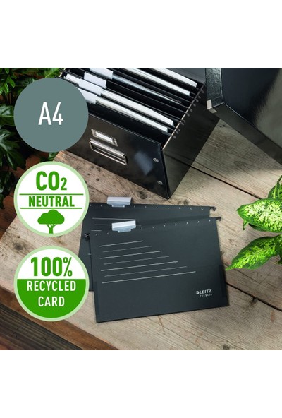 Berlin Shop Alpha® Recycle Cepli Askılı Dosya Siyah Berlin Shop Alpha® Recycle Cepli Askılı Dosya Siyah