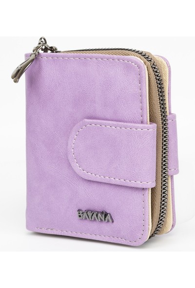Lila Kullanışlı Küçük Kadın Cüzdan Lila Kullanışlı Küçük Kadın Cüzdan