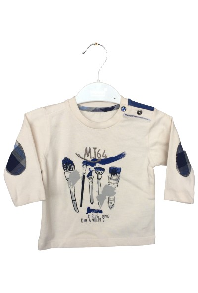 Omzu Düğmeli Uzun Kollu Sweatshirt Omzu Düğmeli Uzun Kollu Sweatshirt