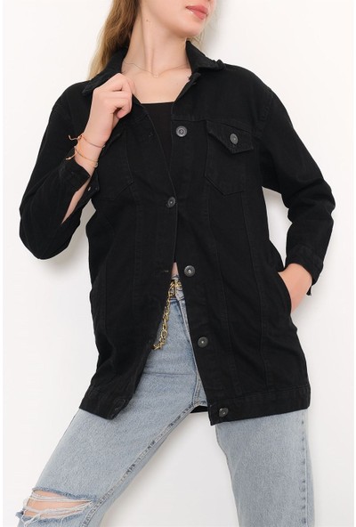 By Mino Salaş Kot Ceket Siyah - 9930.007.