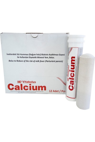 Vitabolus Calcium 12ADET X180 gr Vitabolus Calcium 12ADET X180 gr