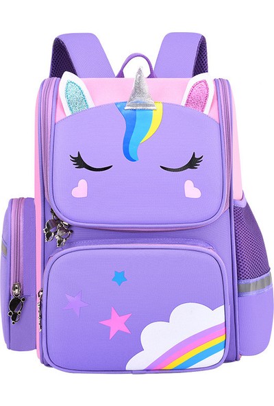 Ehome Çocuklar Okul Çantaları Çizgi Film 3D Unicorn Çocuklar Okul Sırt Çantaları, Mor, S (Yurt Dışından) Ehome Çocuklar Okul Çantaları Çizgi Film 3D Unicorn Çocuklar Okul Sırt Çantaları, Mor, S (Yurt Dışından)