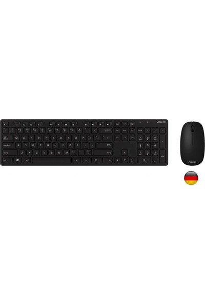 Asus W5000 Almanca Kablosuz Klavye/mouse Set Siyah W5000-GER-SYH Asus W5000 Almanca Kablosuz Klavye/mouse Set Siyah W5000-GER-SYH