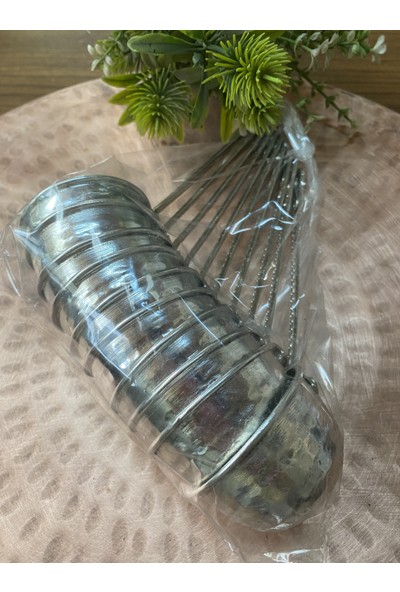 Osmanlı Bakırcılık 10’lu Takım Bakır Çomça Seti Osmanlı Bakırcılık 10’lu Takım Bakır Çomça Seti