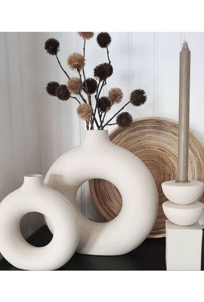 Ordo Veni Ordoveni Seltjarnarnes 2'li Dekoratif Vazo