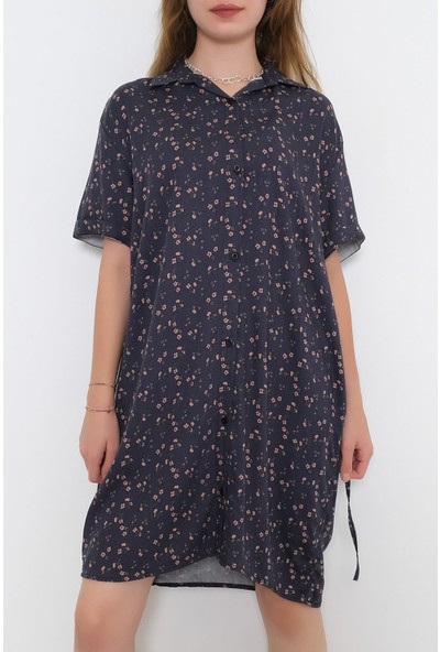 Gömlek Elbise Fümedesenli - 9934.701.
