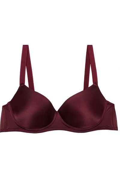 Alsanalsa Diana Desteksiz C Kap Bordo Sütyen - 660