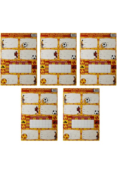 Linea Livan Galatasaray Ders Programlı Okul Etiketi 5 YAPRAK019812 Linea Livan Galatasaray Ders Programlı Okul Etiketi 5 YAPRAK019812
