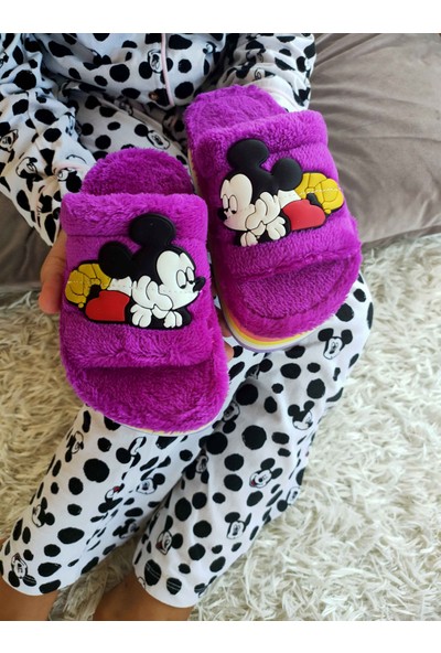 Baqmaq Mor Çocuk Ev Terliği 4000-21-127055