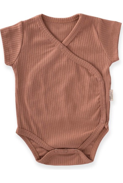 Cigit Fitilli Kruvaze Zıbın 0-6 Ay Kahve