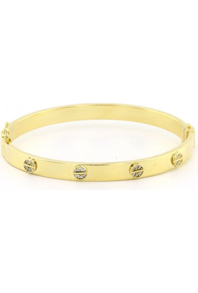 Altınkaynak 14 Ayar Kelepçeli Altın Bilezik