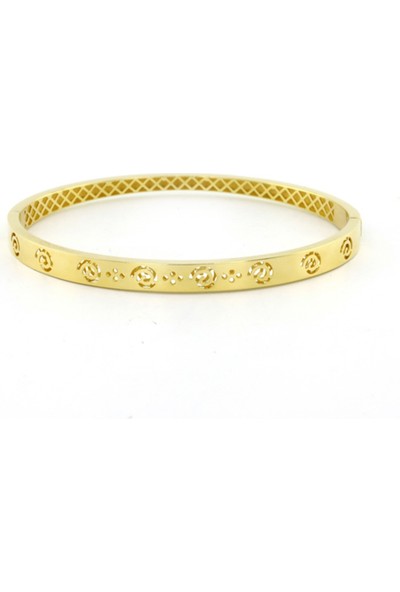 Altınkaynak 14 Ayar Kelepçeli Altın Bilezik