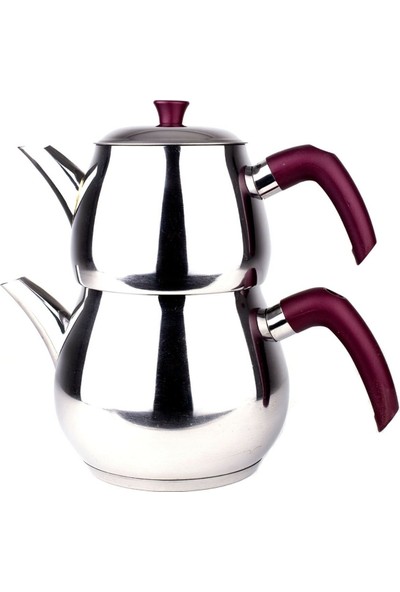 King Buket Orta Boy Çelik Paslanmaz Çaydanlık King Buket Orta Boy Çelik Paslanmaz Çaydanlık