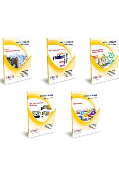 İlkumut Yayıncılık AÖF Halkla İlişkiler ve Reklamcılık 4. Sınıf 8. Yarıyıl Bahar Dönemi Konu Anlatımlı Soru Bankası Set