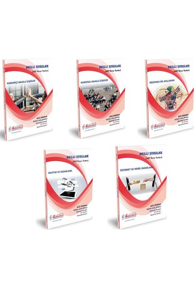 İlkumut Yayıncılık AÖF Halkla İlişkiler ve Reklamcılık 3. Sınıf Güz Dönemi Modüler Set