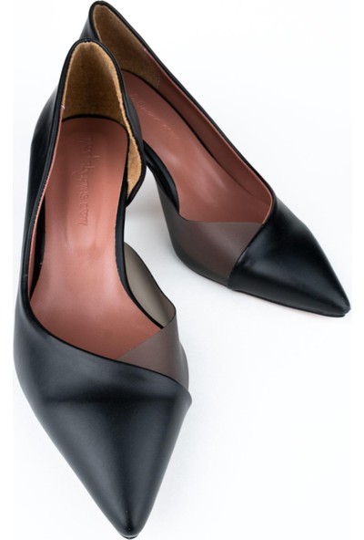 Modabuymus Oslo Siyah Kısa Kadeh Topuklu Stiletto Topuklu Ayakkabı Modabuymus Oslo Siyah Kısa Kadeh Topuklu Stiletto Topuklu Ayakkabı