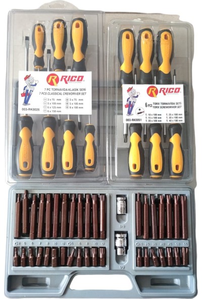 Rico Torx Tornavida Takımı Seti Tornavida Takımı Seti Torx Bits Takımı Seti 4 Parça Rico Torx Tornavida Takımı Seti Tornavida Takımı Seti Torx Bits Takımı Seti 4 Parça