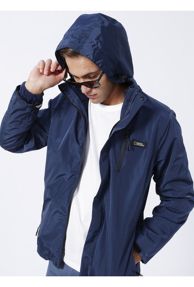 National Geographic Koyu Lacivert Erkek Mont Mıtas