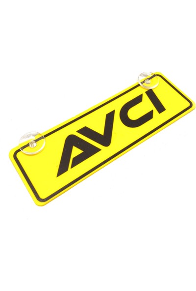 Oto Aksesuarcım Avcı Yazılı Sarı Dekor Plaka Vantuzlu Cam Süsü 22X7.5CM Oto Aksesuarcım Avcı Yazılı Sarı Dekor Plaka Vantuzlu Cam Süsü 22X7.5CM