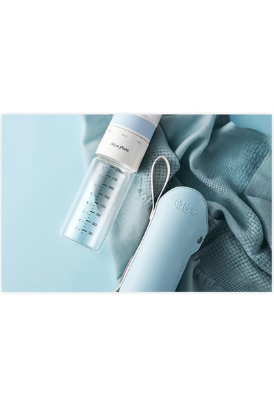 HTColtd USB Yalıtım Bebek Şişe Isıtıcı Cam Seyahat Besleme Seti ile Inconstant Sıcaklık Hızlı Gömme Süt Sevimli Bebek Şişe Dropship | Şişeler (Mavi) (Yurt Dışından)