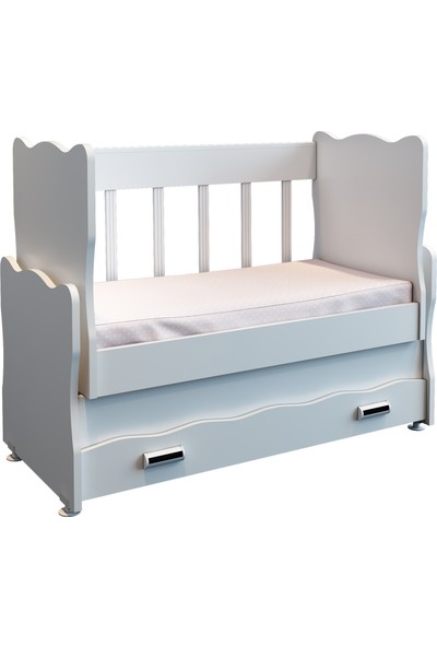 Patiko Safir Anne Yanı 50x100 cm Çekmeceli Beşik Patiko Safir Anne Yanı 50x100 cm Çekmeceli Beşik