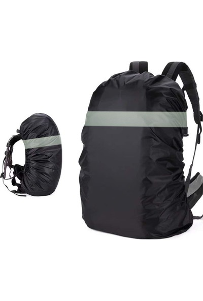 Biheybi Outdoor Su Geçirmez Çanta Yağmurluğu Reflektörlü Siyah Biheybi Outdoor Su Geçirmez Çanta Yağmurluğu Reflektörlü Siyah