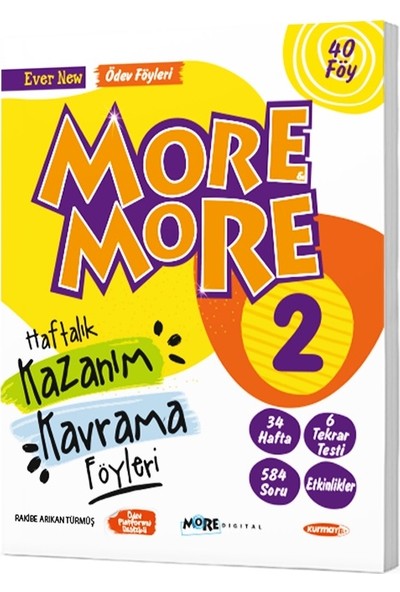 More & More 2. Sınıf Kazanım Kavrama Föyleri 2023