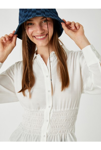 Koton Gipe Detaylı Gömlek